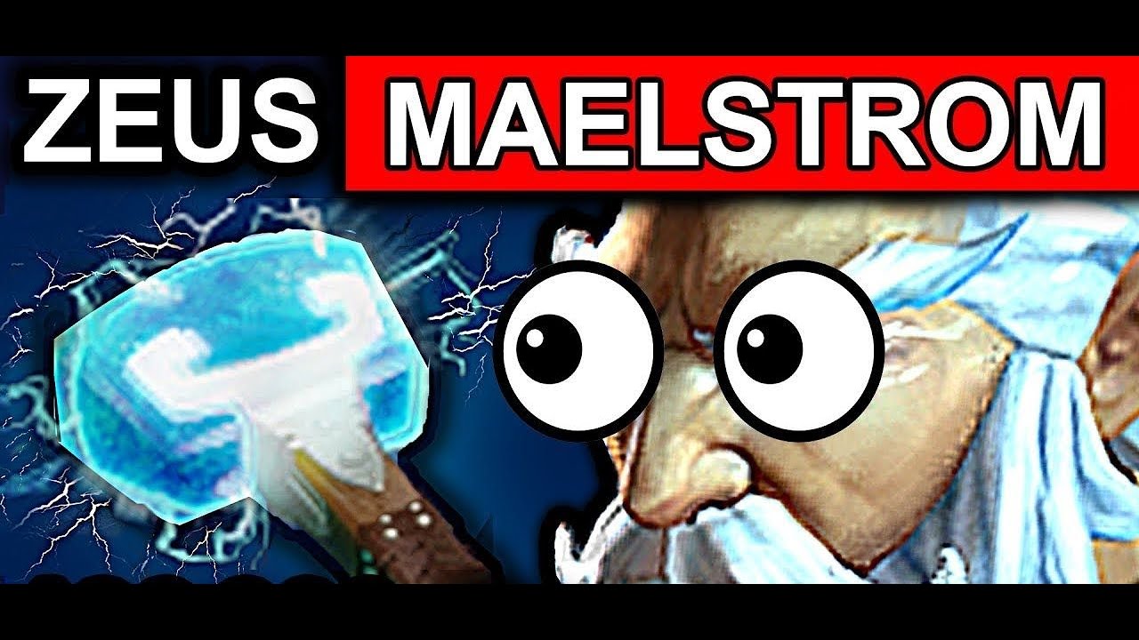 Fadh Doto Dota Zeus Maelstrom VS Windranger Trashtalk Comeback Match ...
