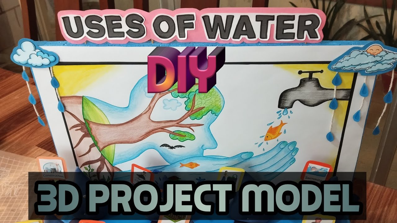 3D project model. Uses of water. DIY - YouTube