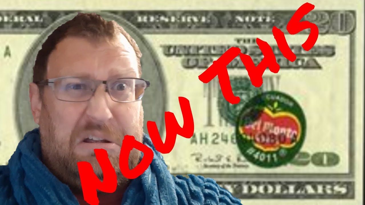 $20 DEL MONTE NOTE - A $20 Bill With A Banana Sticker Worth Over ...
