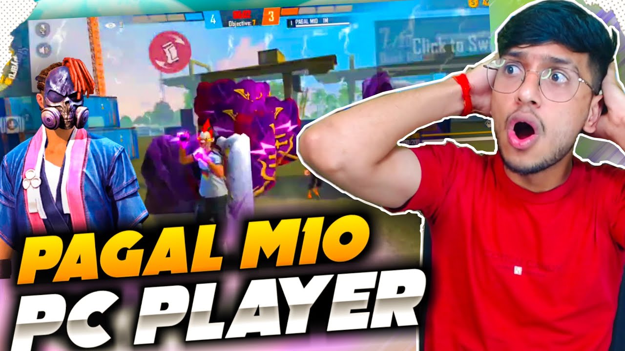 PAGAL M10 || PC PLAYER ?? || SCS GAMER REACT TO || PAGAL M10 || PLAYING ...