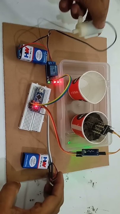 Smart plant watering system - YouTube