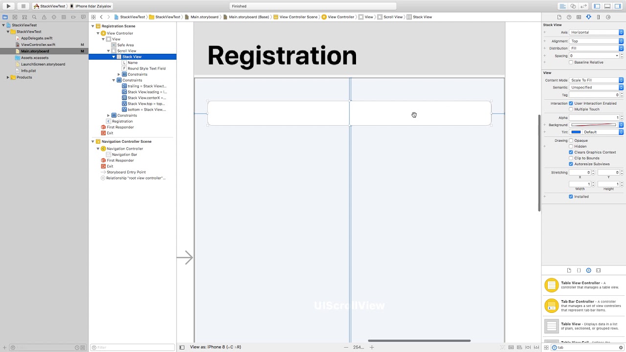 Swift UIStackView - YouTube