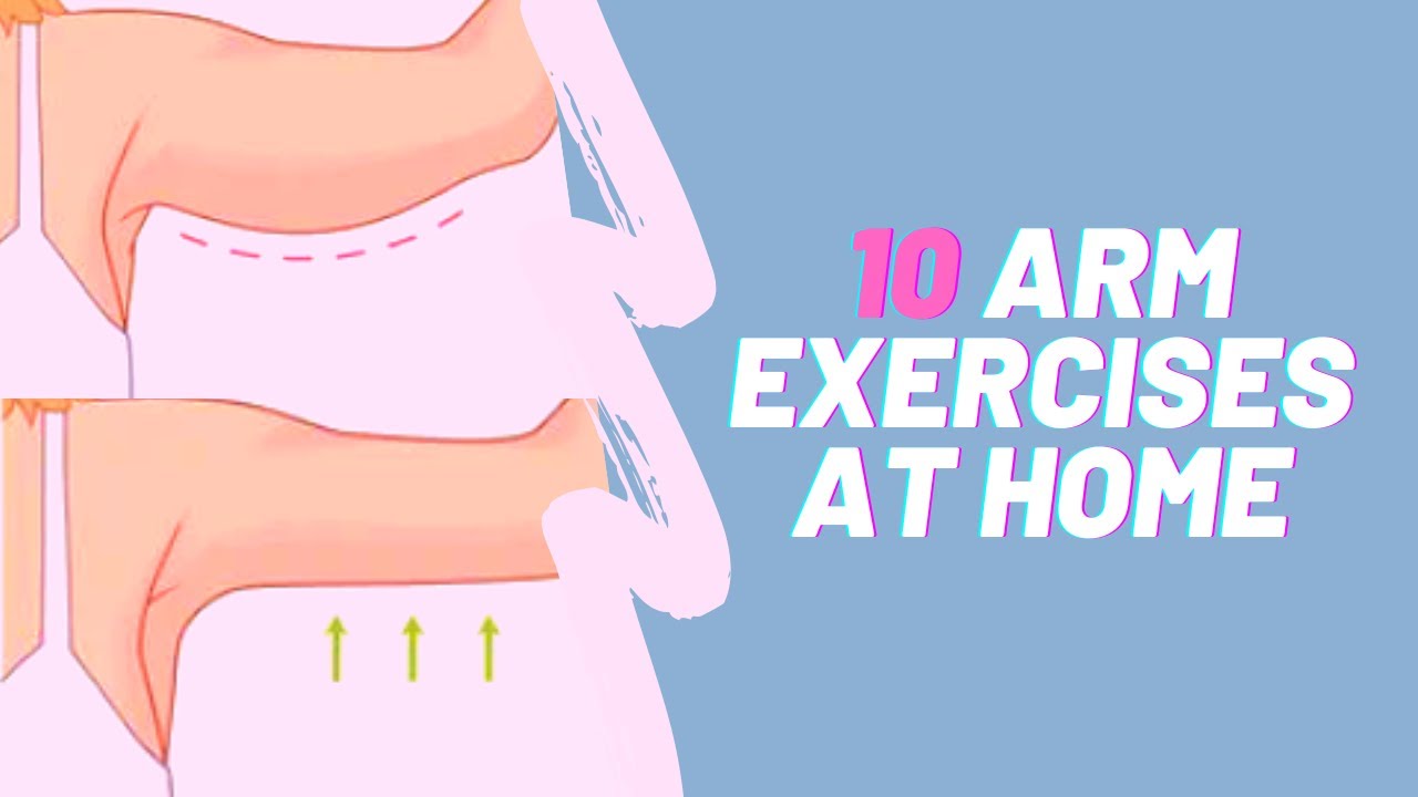 10 arm exercises at home - YouTube