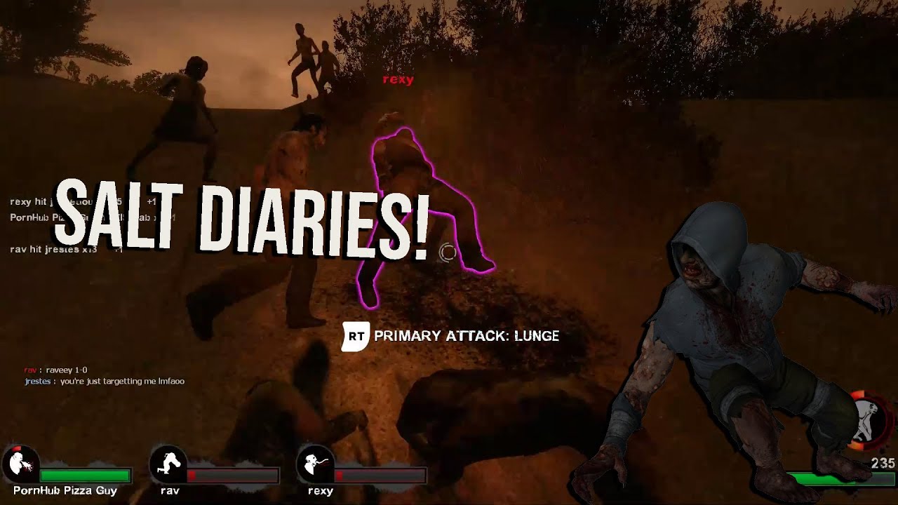 TOXIC STALKER!? - Left 4 Dead 2 Salt Diaries! - YouTube