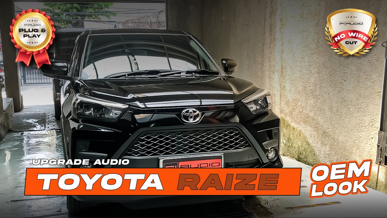 TOYOTA RAIZE Upgrade Audio setelah turun dari DEALER! Rainbow Audio ...