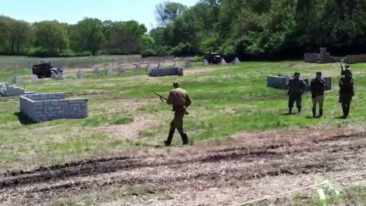 WWII Reenactment - Jefferson Barracks P13/15 - YouTube