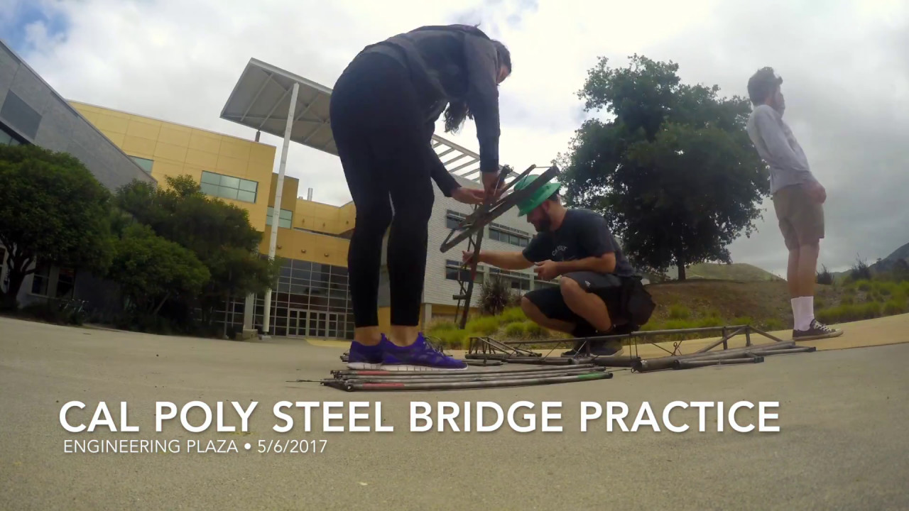 Cal Poly Steel Bridge 2017 - YouTube