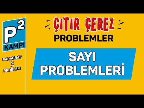 SAYI PROBLEMLERİ | ÇITIR ÇEREZ PROBLEMLER #PkareKampı (Emrah Hoca)