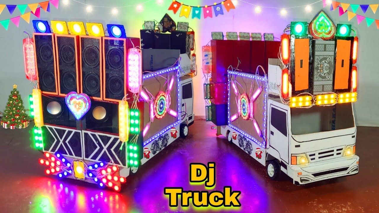Mini Dj Truck Making At-New home Old Tata truck dj set-up Dj toy Dj ...