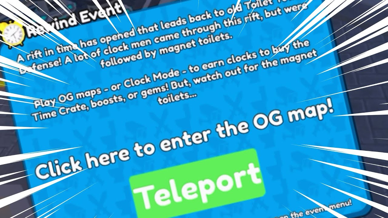 TTD Clock Event Roblox - YouTube
