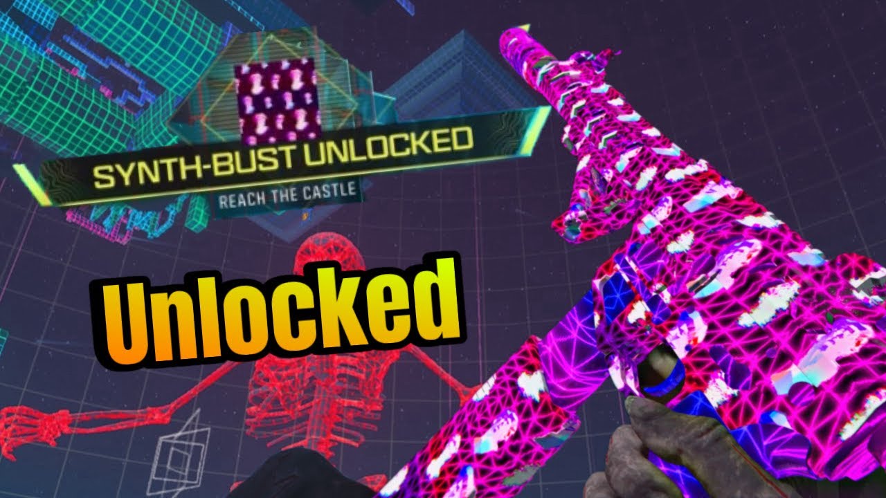 Modern Warfare New SYNTH BUST Camo I Finally unlocked (first call of ...