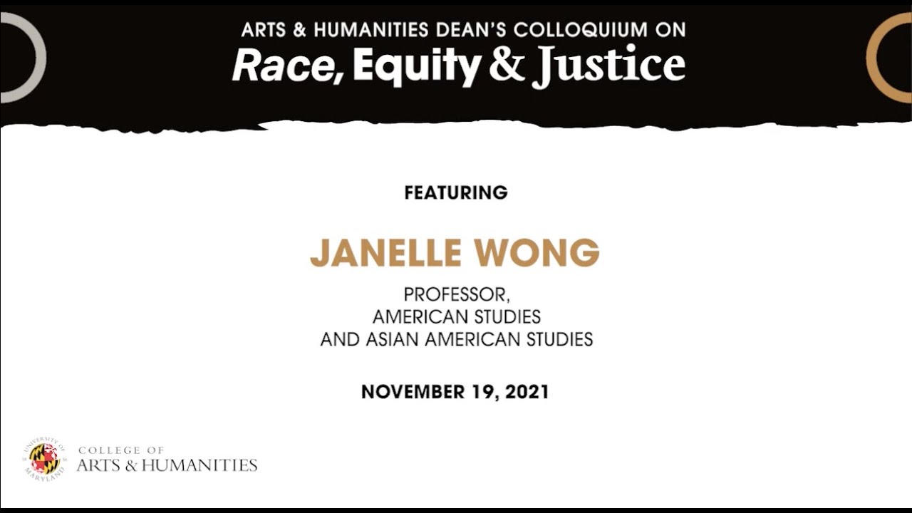 Arts & Humanities Dean's Colloquium on Race, Equity and Justice ...