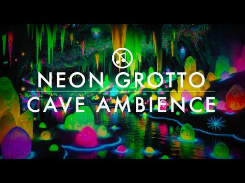 Neon Grotto Cave Ambience for Focus and Relaxation - Meditative Moments ...