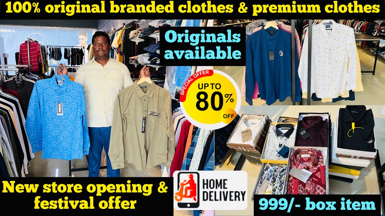 100% original branded clothes store / premium clothes కూడా ఉంటాయి / Why ...