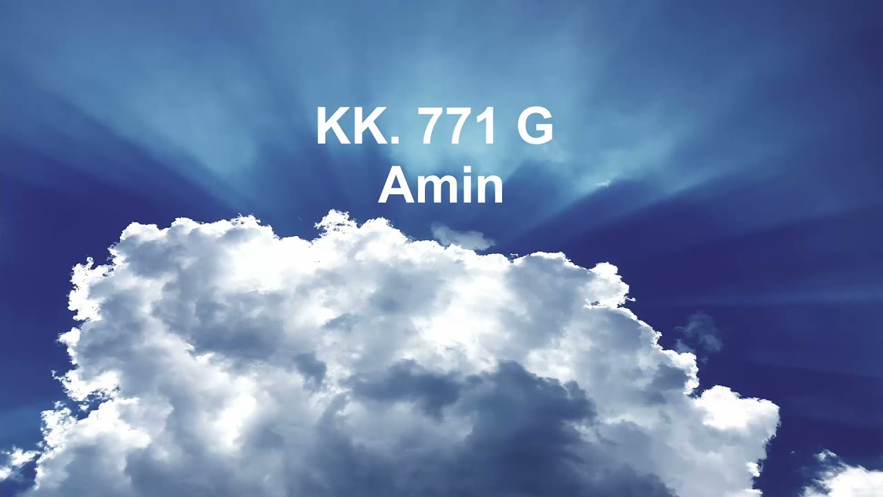 Kidung Keesaan 771 G (KJ.478 A) AMIN - Piano - YouTube