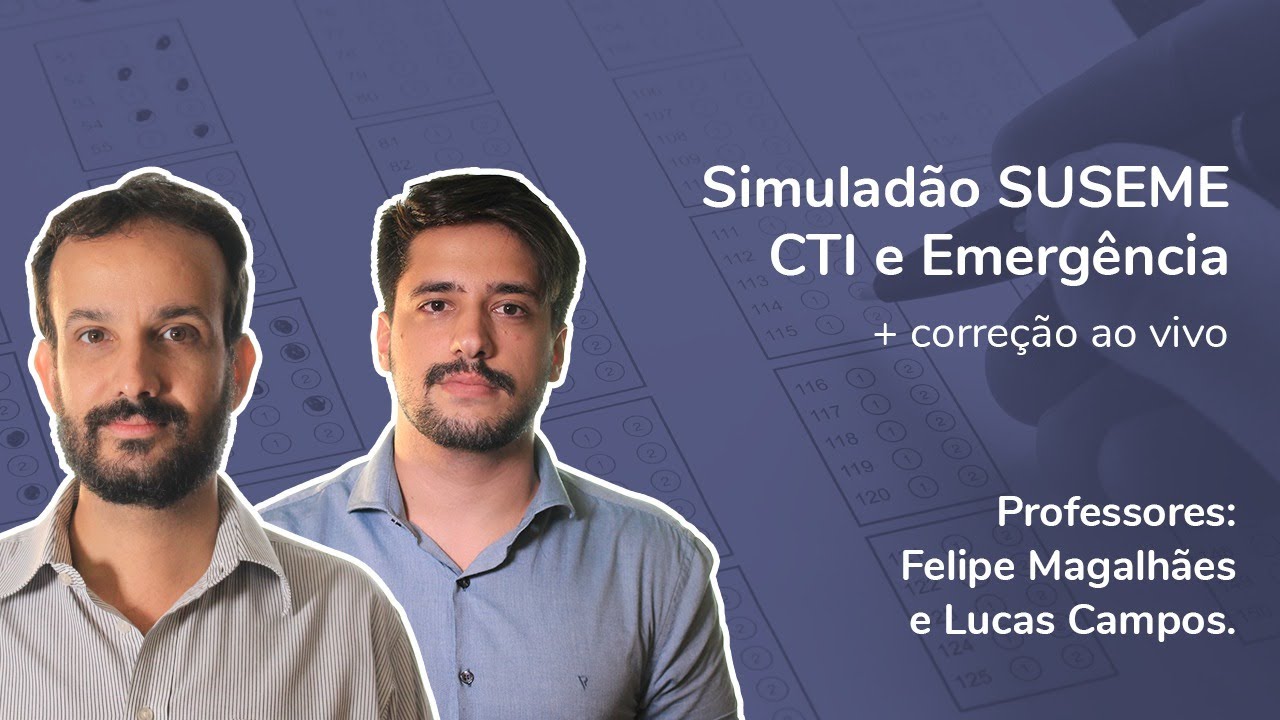 Correção do Simuladão SUSEME Emergência e CTI 2020 - YouTube