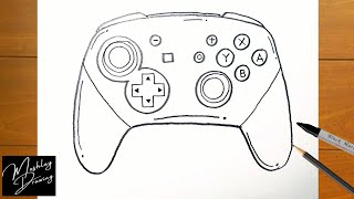 Nintendo Controller Sketch