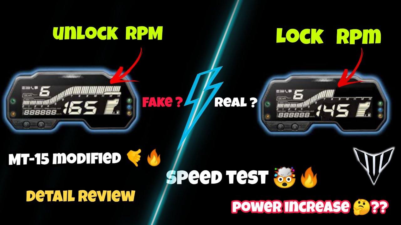 Unlock RPM of MT-15 🔥🤯 / Power increase ? / Top speed ? / Fake or Real ...