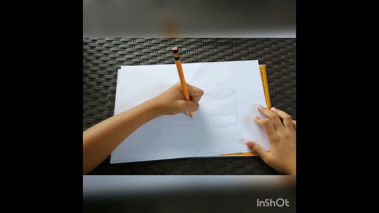 How to draw skechers shoe | Part 1 - YouTube