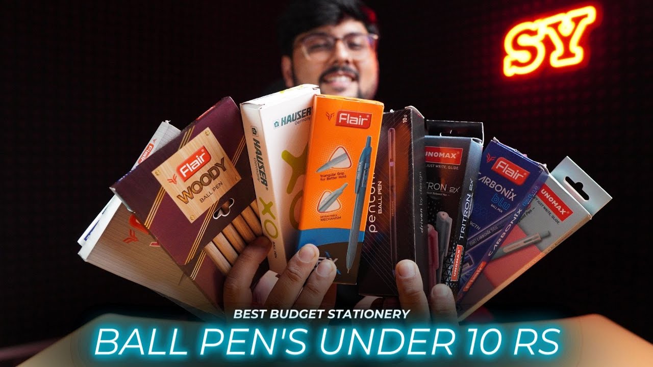 Top Selling 10 Rs Ball Pens from Flair , Unomax , Hauser , Linc - YouTube