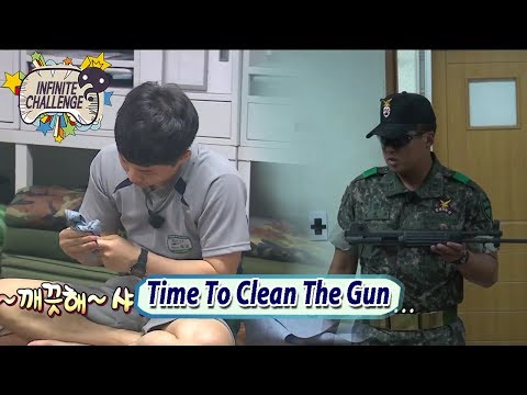 [Infinite Challenge Cover 'Real men'] They're Cleaning Their Guns 20170715