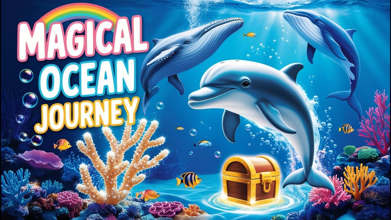 Magical Ocean Journey for Kids| Learn Sea Animals Name| Fun Underwater ...