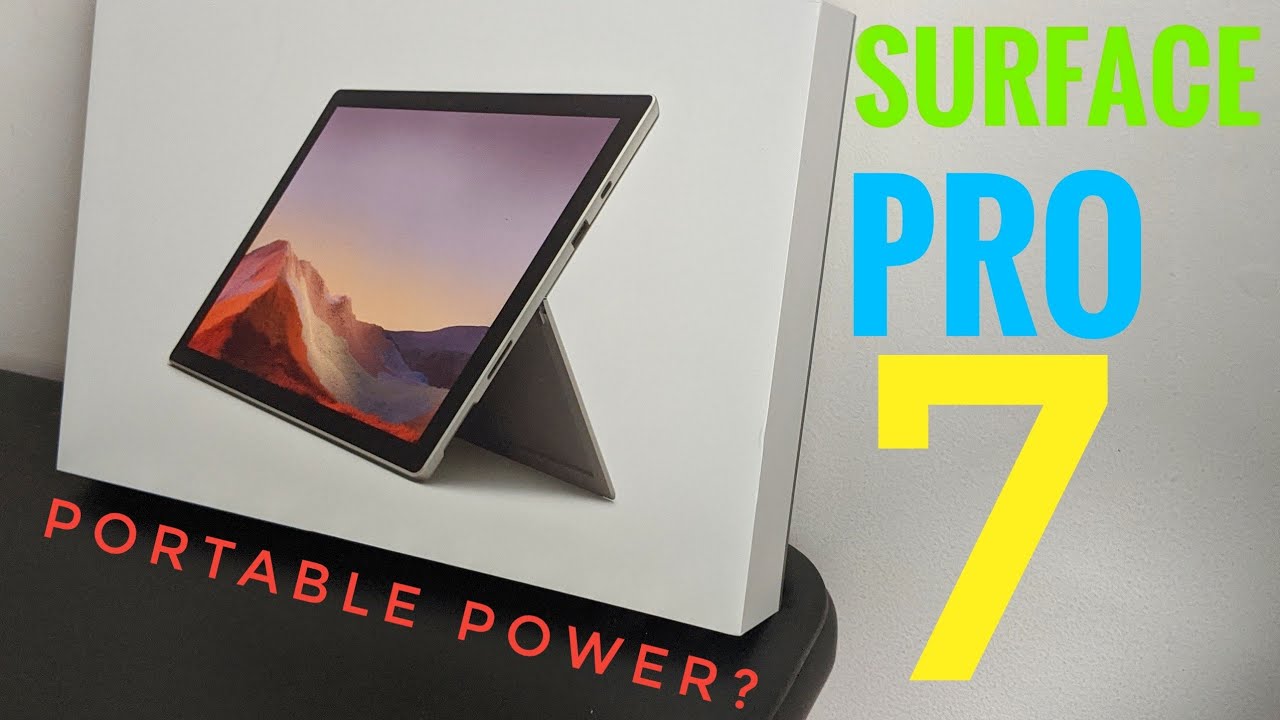 Microsoft SURFACE PRO 7 Unboxing + Commentary FUNNY* - YouTube