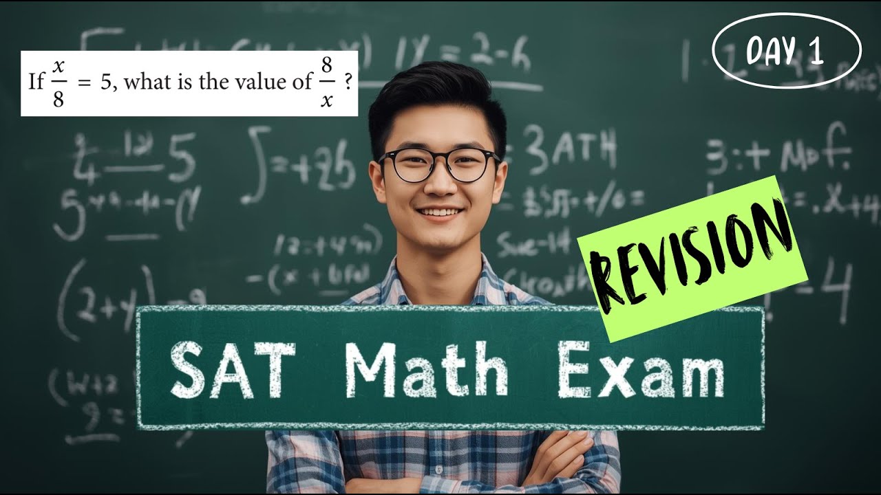 How to crush the SAT Math Exam - REVISION PART 1 - YouTube