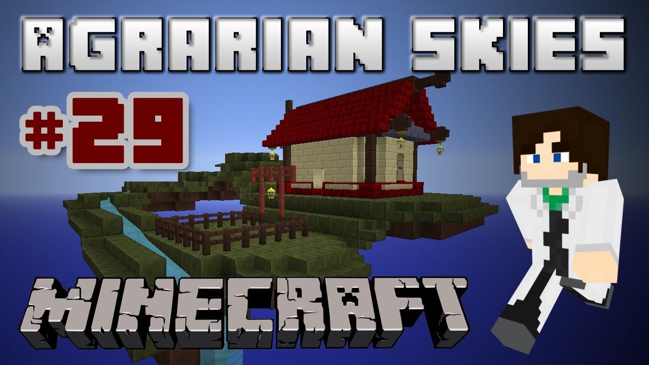 Minecraft FTB Agrarian Skies - Ep 29 - Fluxed Electrum - YouTube