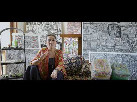 Video profil artis (seni rupa) Vony Dewi