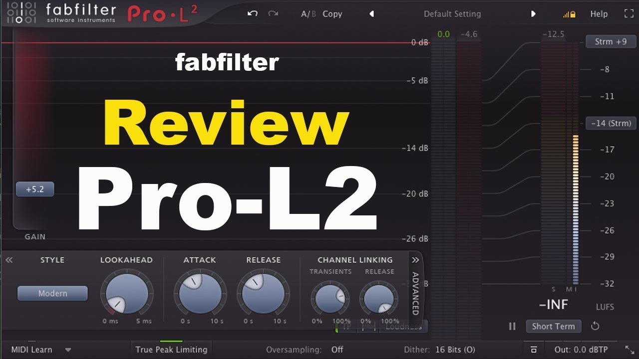 Plugins FabFilter - Plugin FabFilter Pro L2 (Review) - YouTube