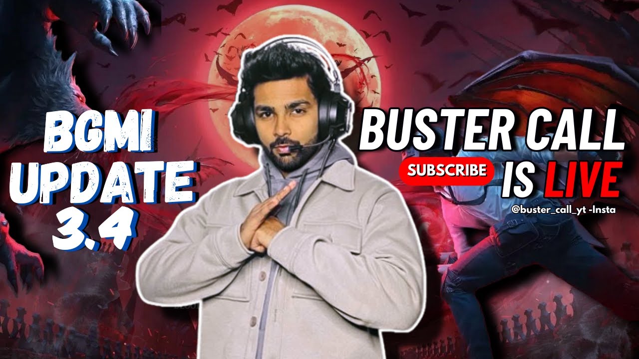 New Update New Fun Buster Call BGMI Update 3.4#bgmi #bgmilive - YouTube