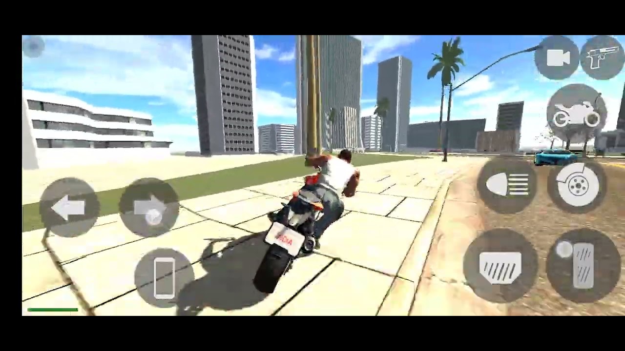 GTA 5 Franklin fall during Stunt in bike - YouTube