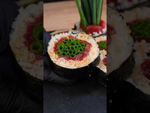 Tuna wasabi sushi rolls