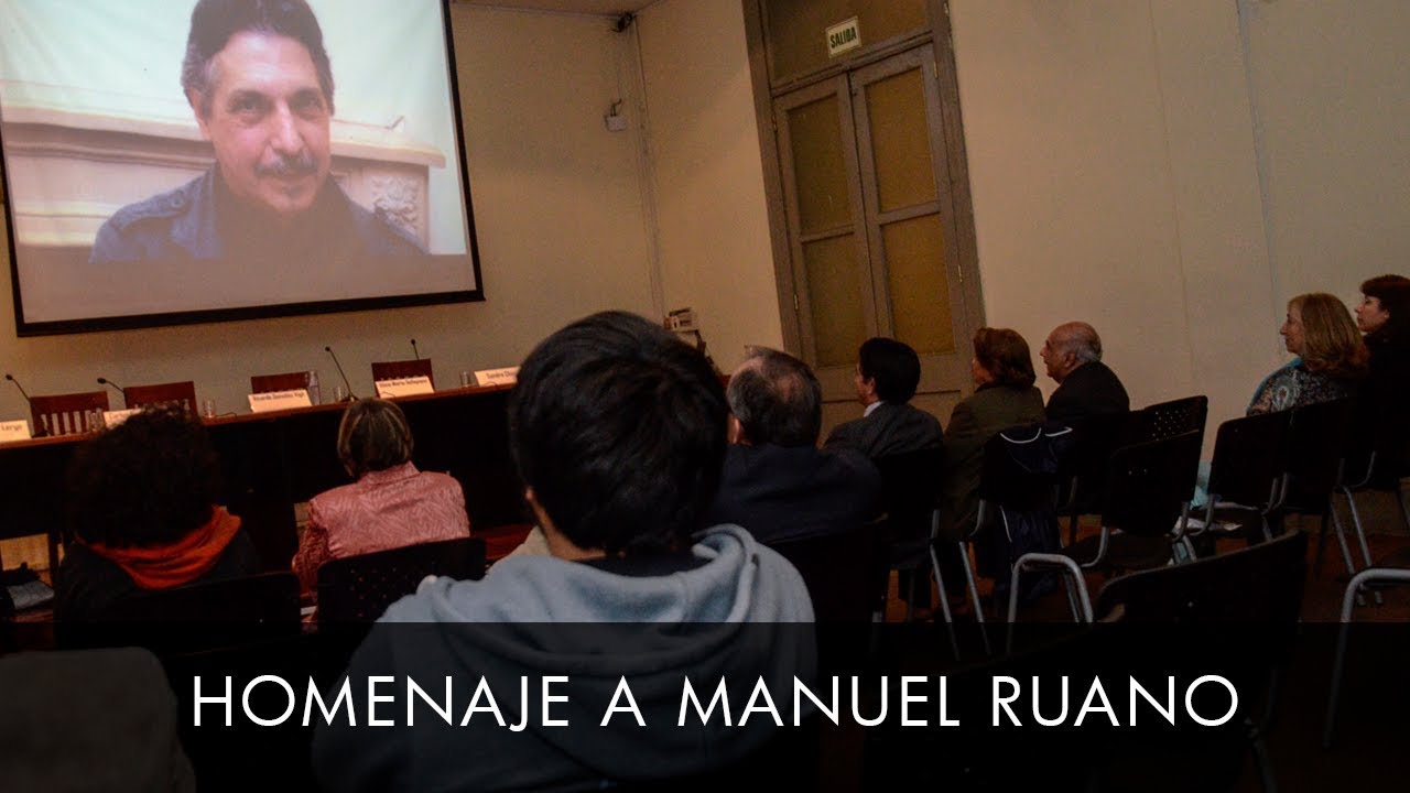 Homenaje al poeta argentino Manuel Ruano - YouTube