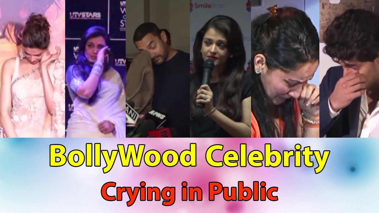 BollyWood Celebrities Crying In Public | Aishwarya Rai | Aamir Khan ...
