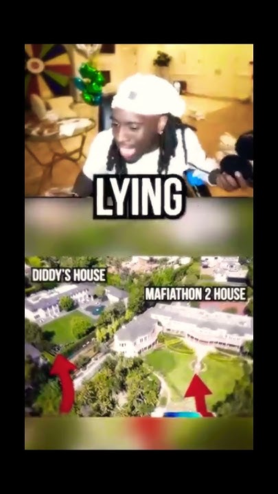 Kai Cenat realizes Mafiathon 2 house is next to Diddy’s house #kaicenatstream - YouTube