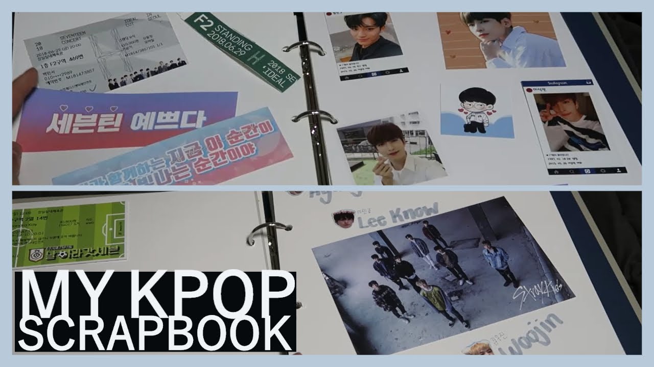 My K-POP Scrapbook [2017-2018] - YouTube