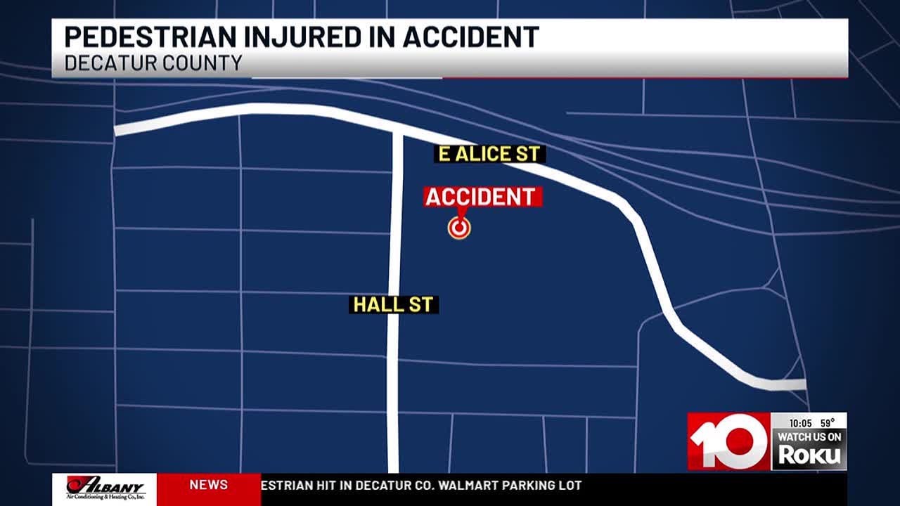 Pedestrian hit in Decatur Co. Walmart parking lot - YouTube