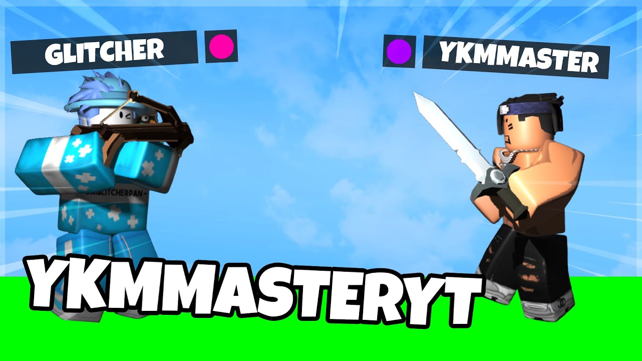 So I MET *YKMMASTER* in ROBLOX BEDWARS - YouTube