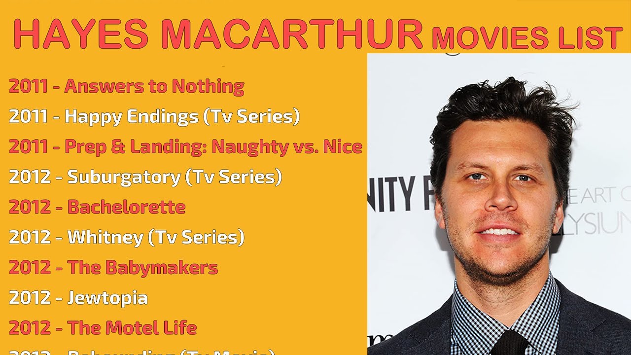 hayes-macarthur-movies-list-youtube