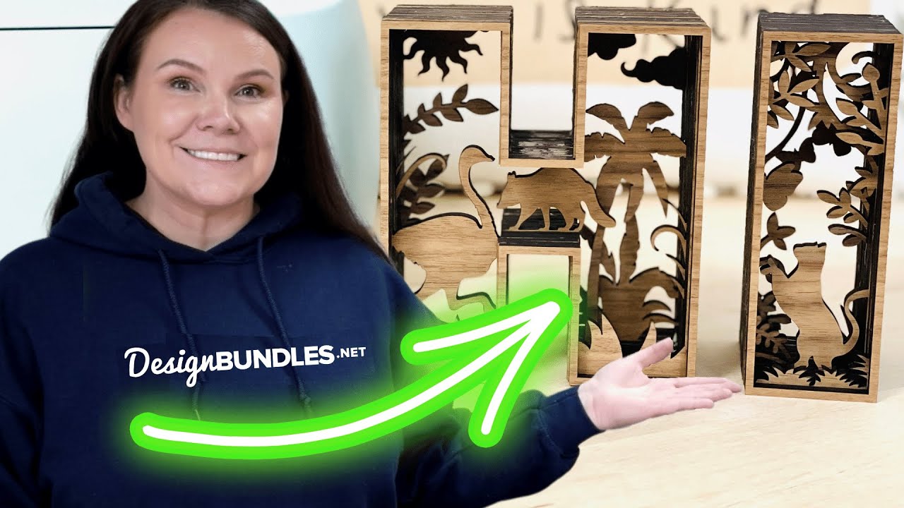 🪵 How To Laser Cut 3D Letters Using A Glowforge Plus! - YouTube