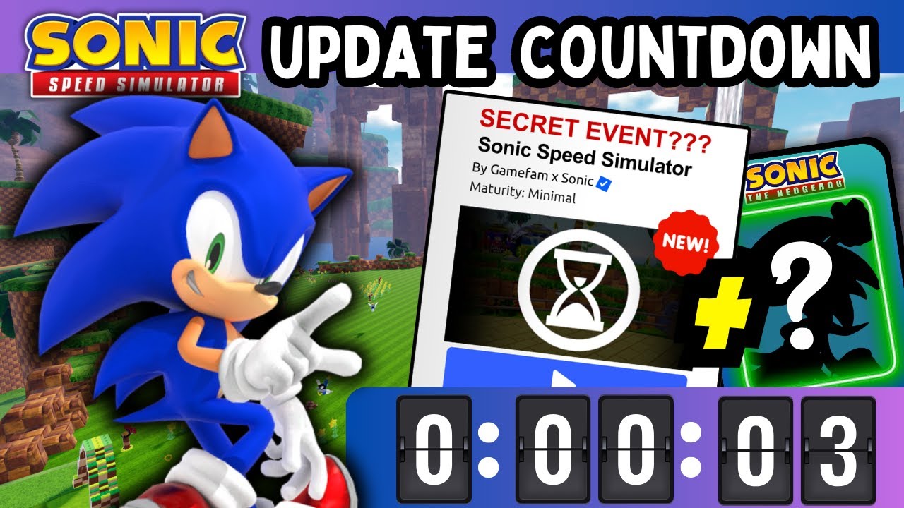 Livestream: SAILOR SONIC + SURPRISE UPDATE COUNTDOWN | Sonic Speed ...
