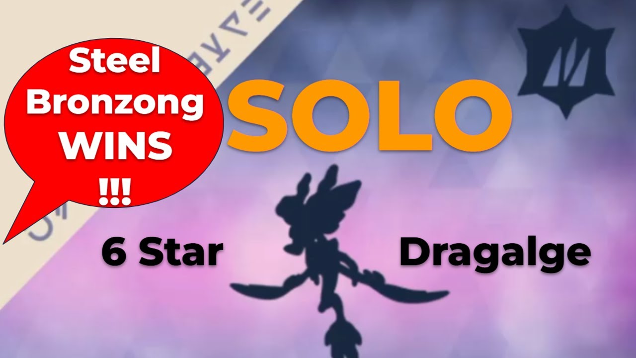 How to SOLO 6 star Dragalge Grass Tera Type - Bronzong - Pokemon ...