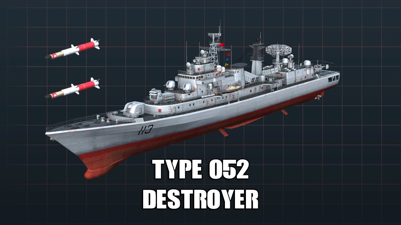 Chinese Type 052 "Luhu Class" Destroyer: Cold Waters Gameplay - YouTube
