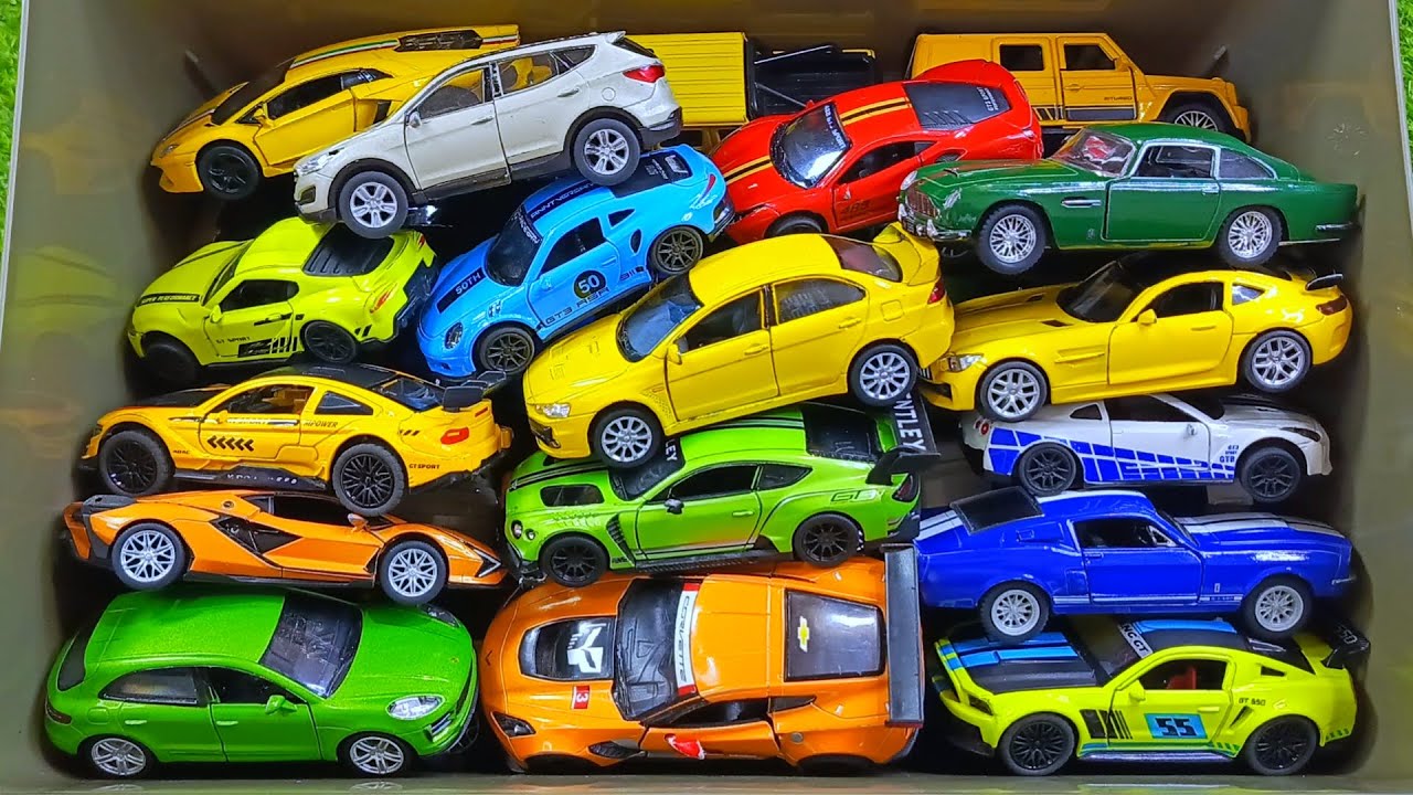 Box Full of Model Cars - Mazda, Miniature toy car model, Lamborghini ...