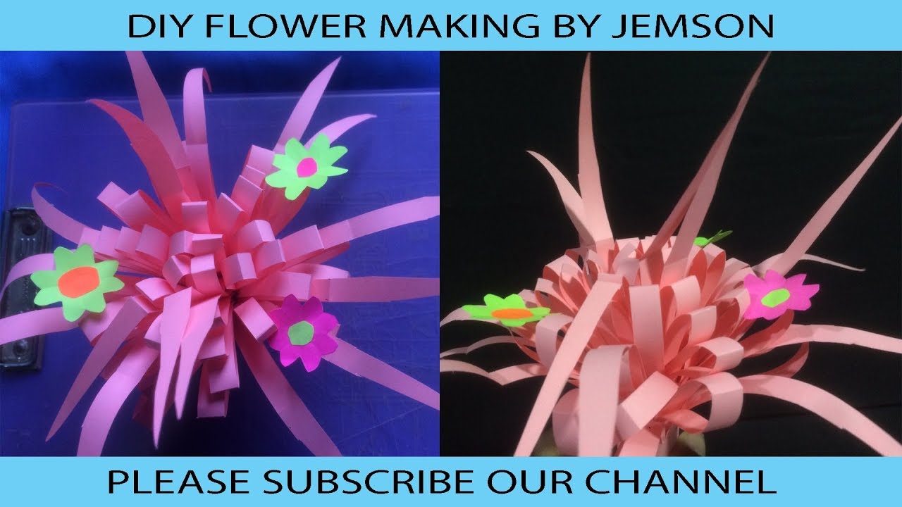 DIY flower Making by jemson - YouTube
