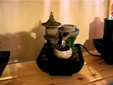 mini fontane in resina 1 - YouTube