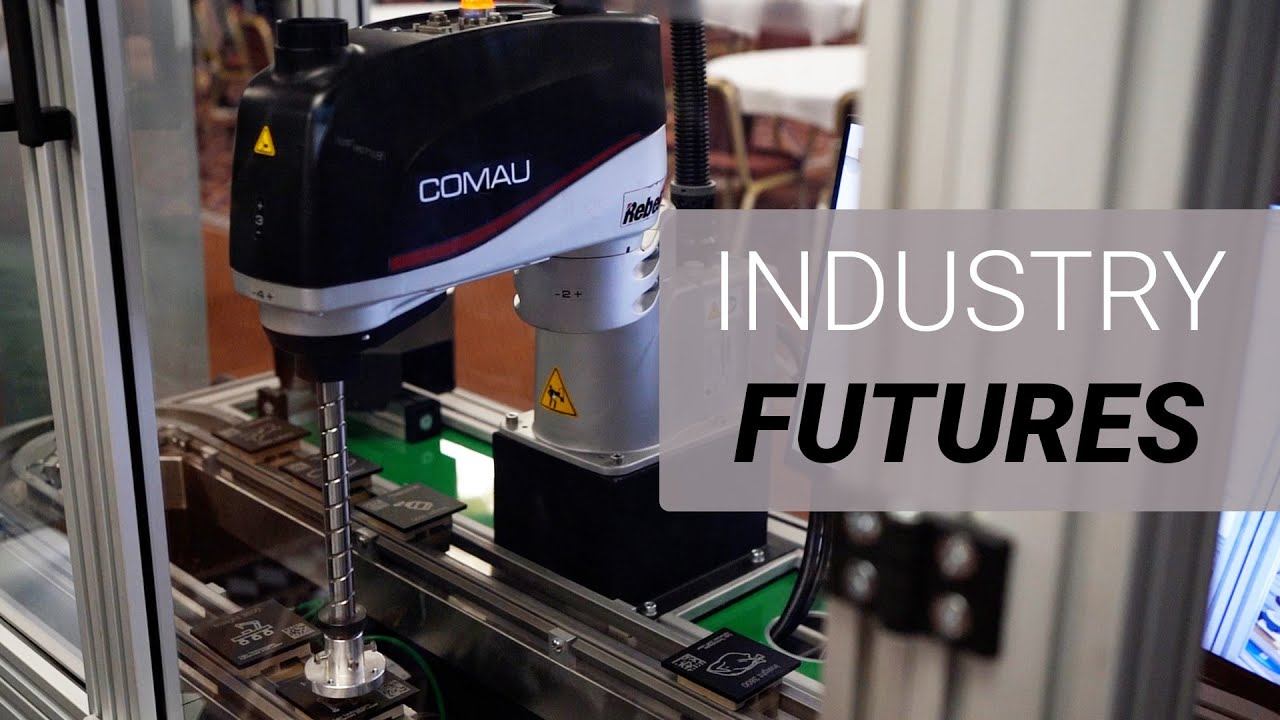 Industry Futures - Comau Robot Demo Cell - YouTube
