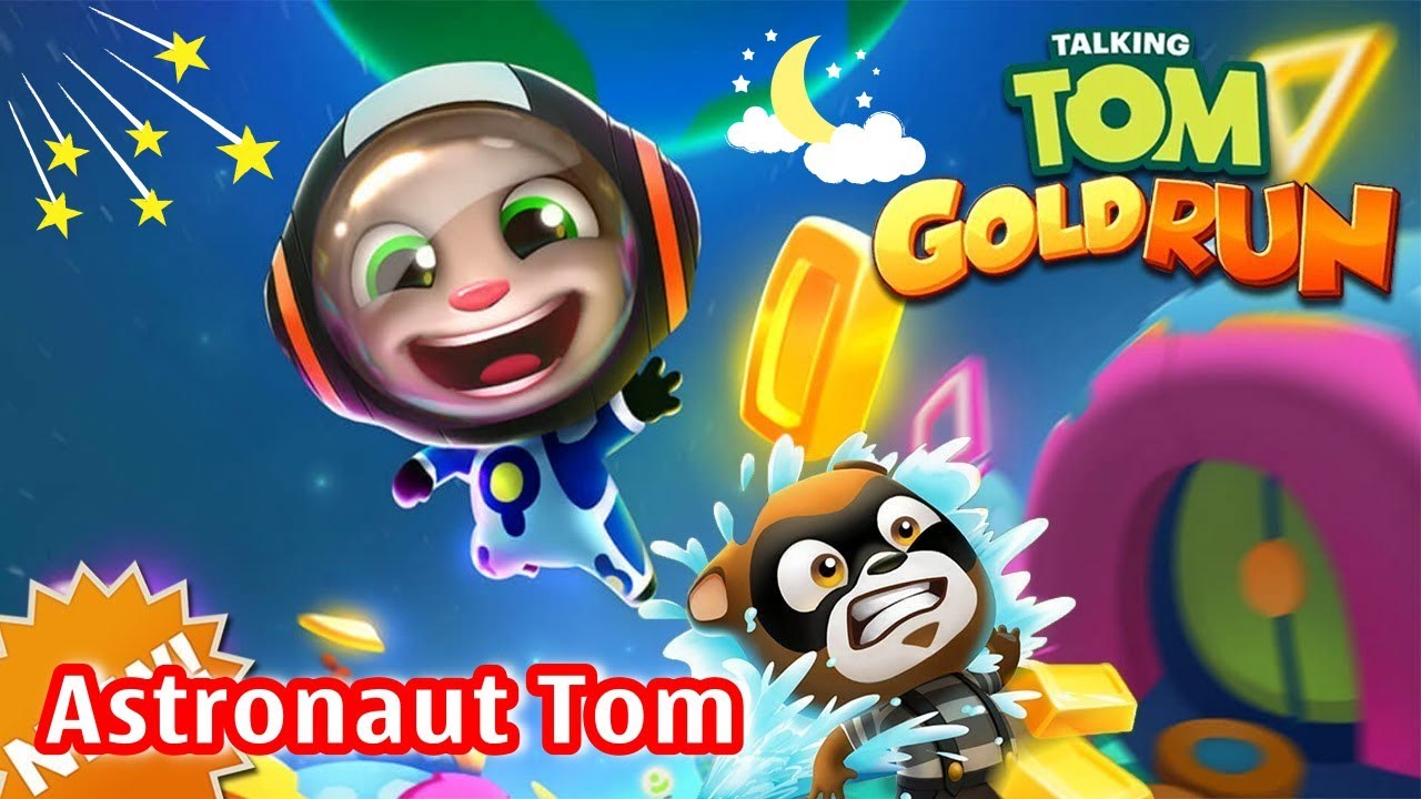 TALKING TOM GOLD RUN - ASTRONAUT TOM NEW CHARACTER - Gameplay ...